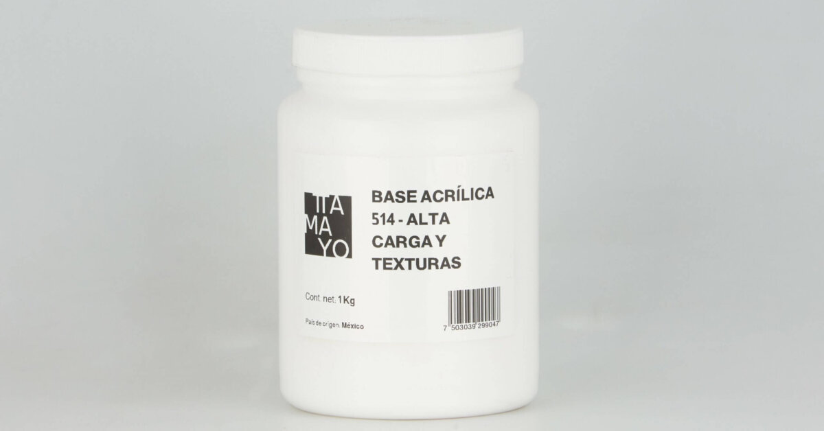 Base Acrílica 514 Alta Carga y Texturas - Tienda ttamayo.com